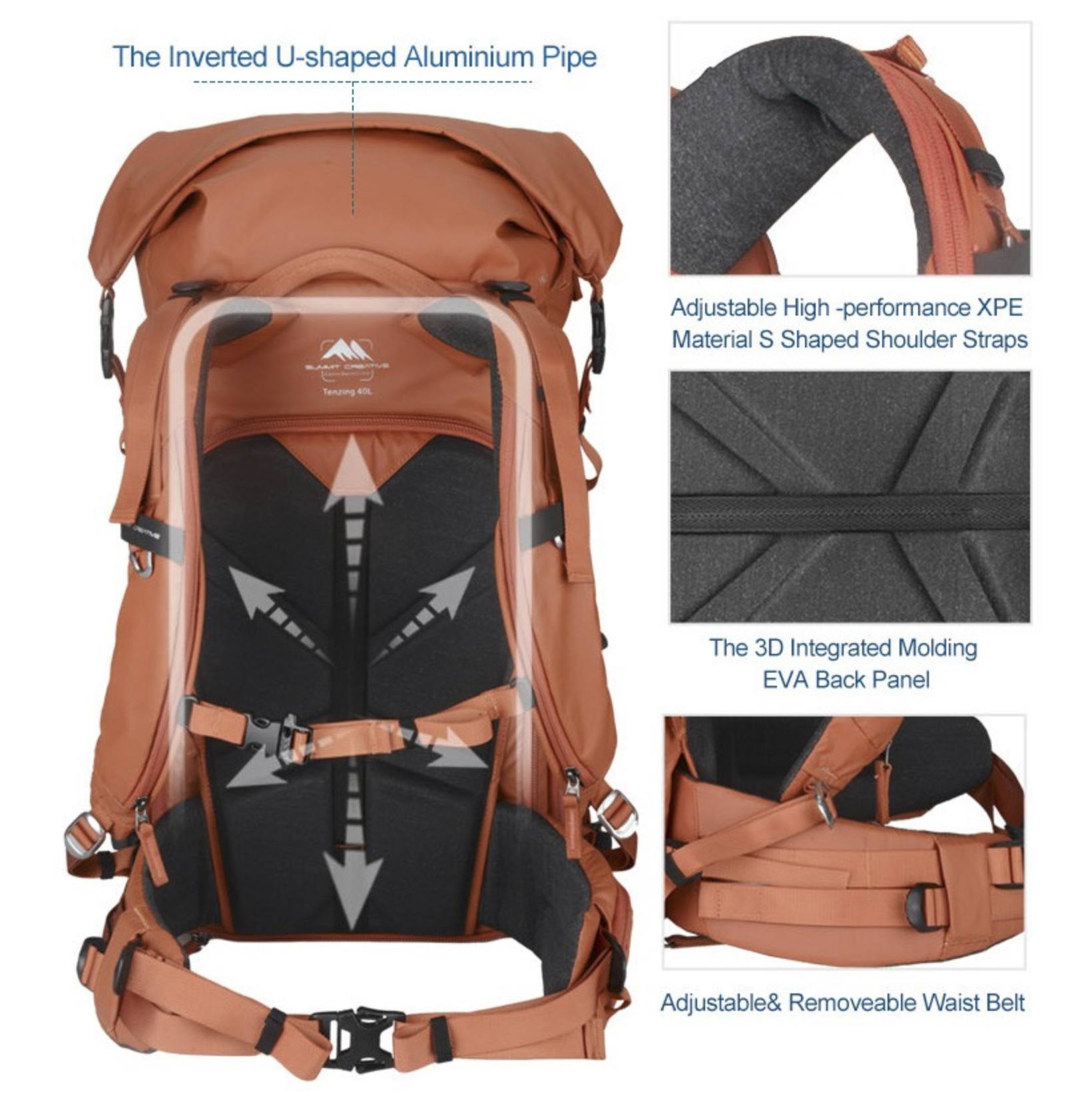Tenzing 30L Rolltop Bag - Summit Creative Bags